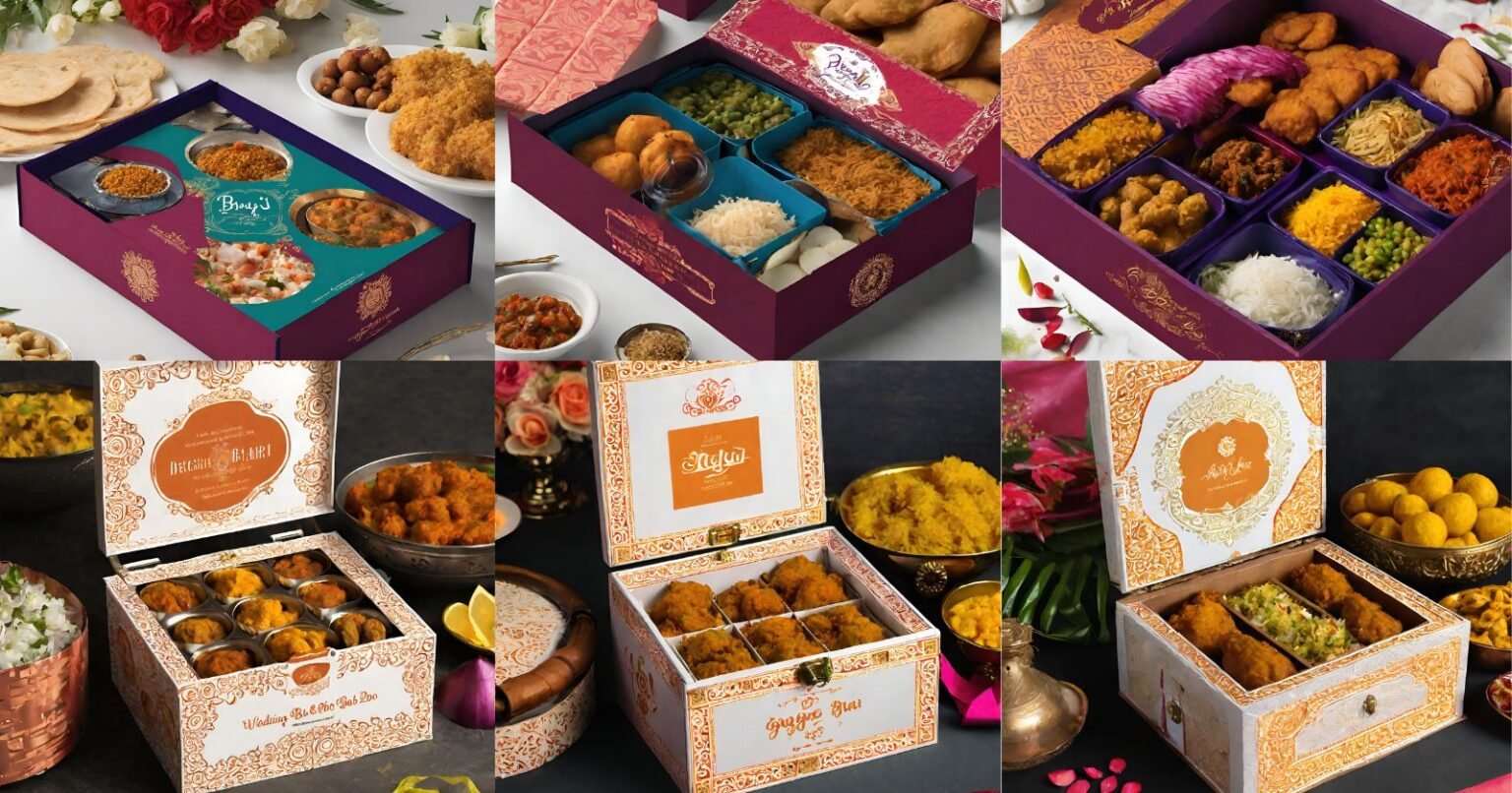 17+ Special Wedding Bhaji Box Design In Traditional Style - kapcopackaging